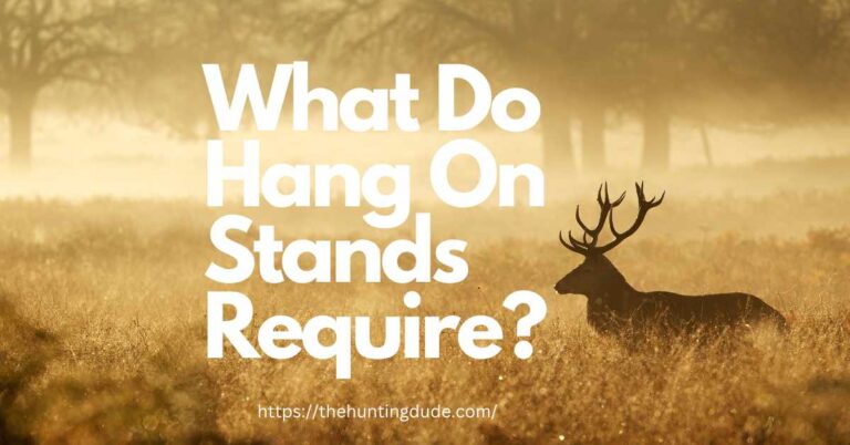 What Do Hang On Stands Require? And How To Set Up One - THE HUNTING DUDE